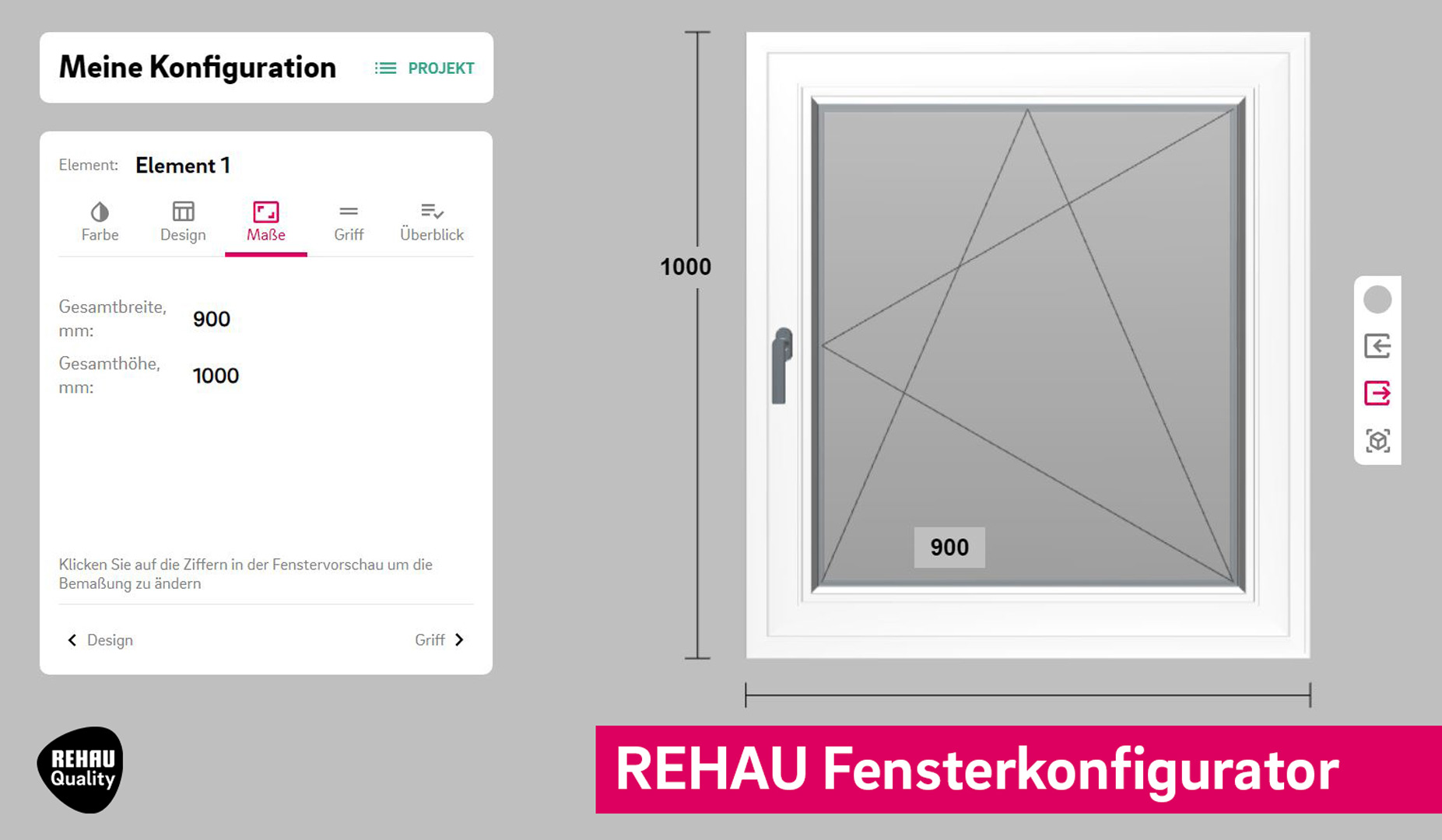 REHAU Fensterkonfigurator | Wolf Fenster & Türen, Frankfurt am Main